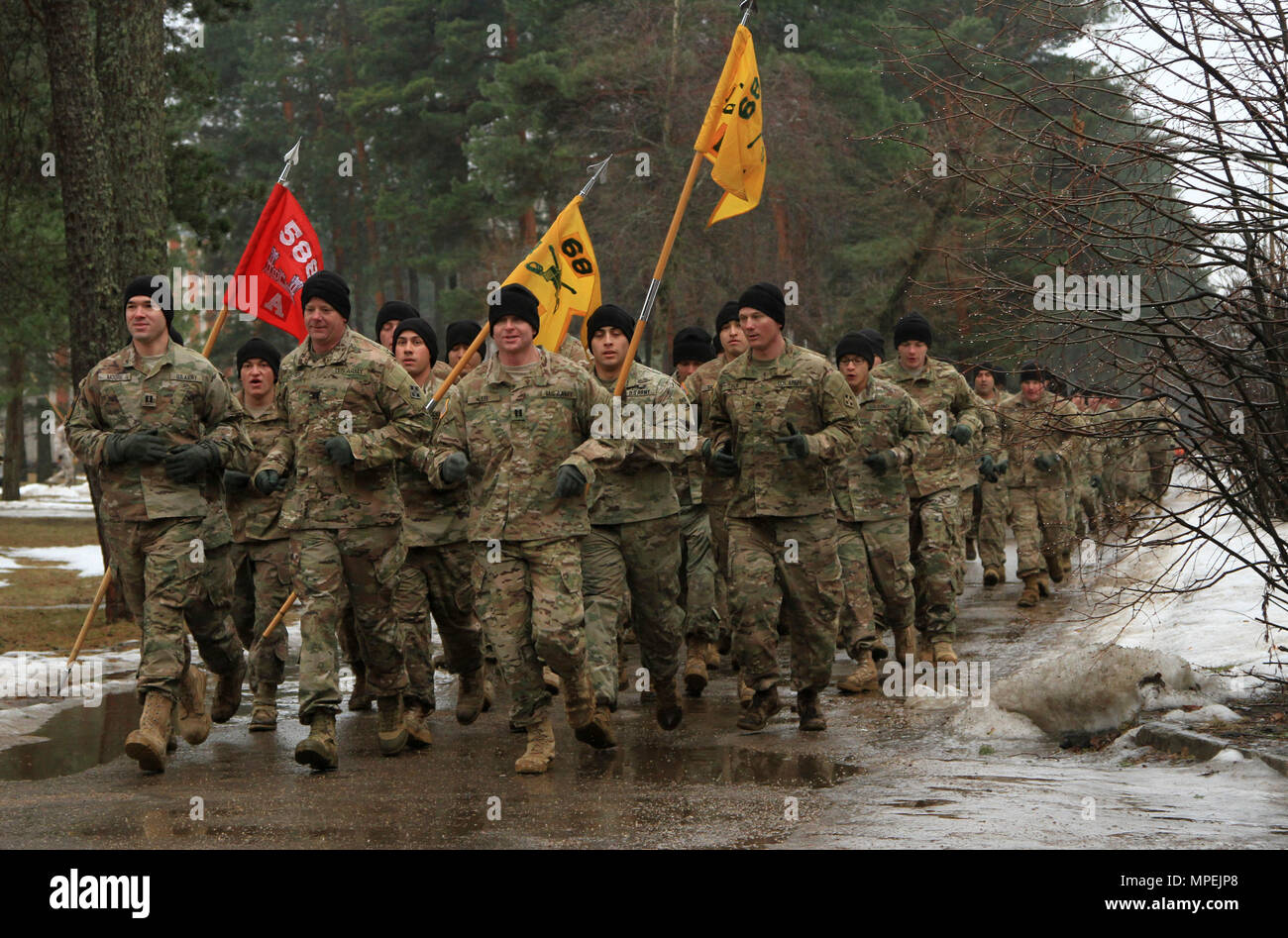 CAMP ADAZI, Latvia – Soldiers assigned to 1st Battalion, 68th Armor ...
