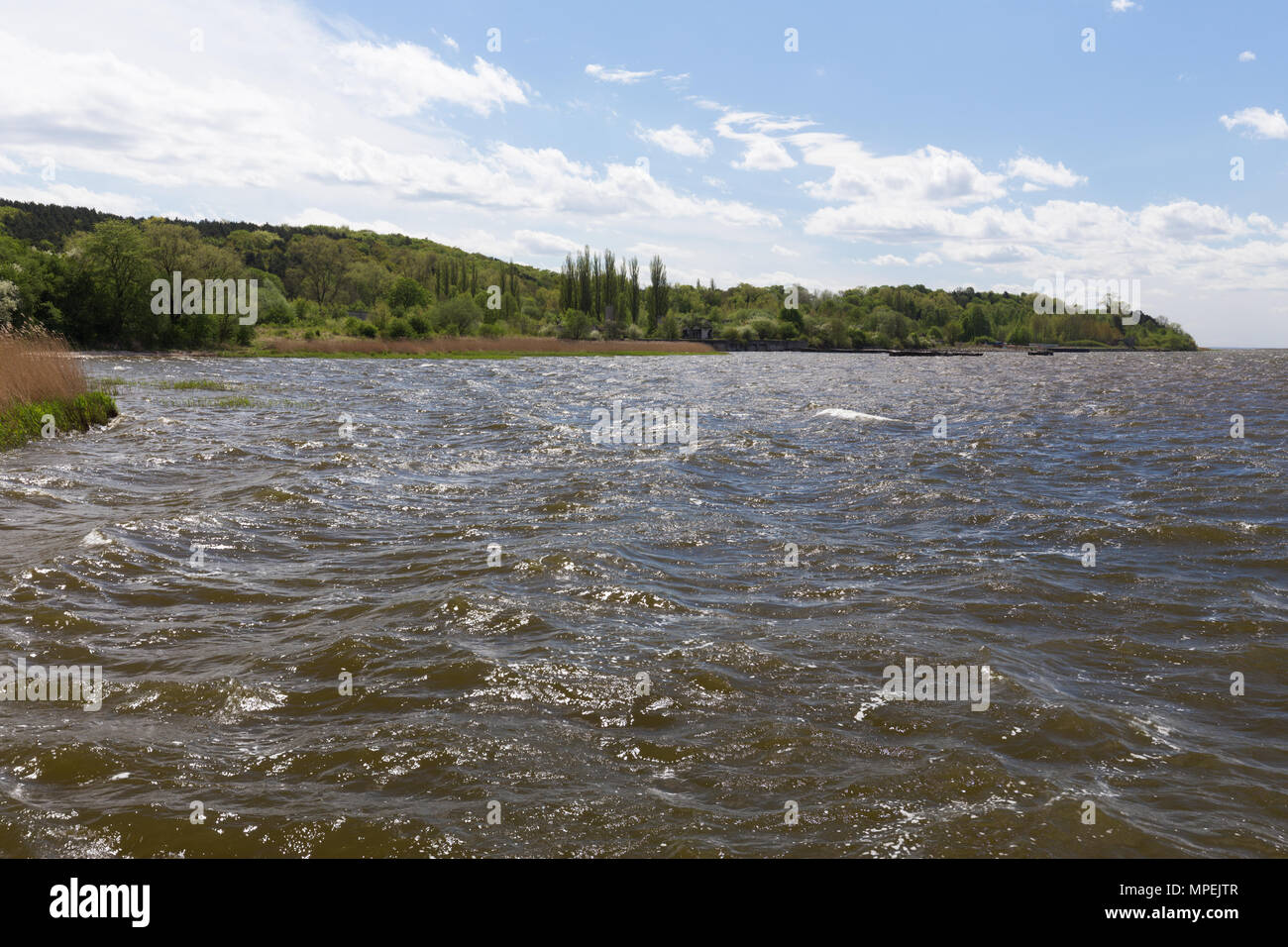 big lake, landscape Stock Photo - Alamy