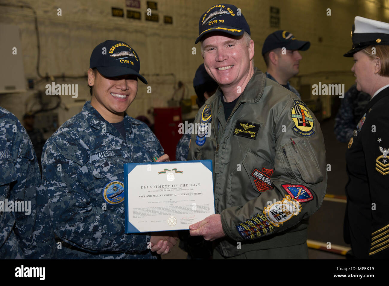 NEWPORT NEWS, Va. - (Feb. 3, 2017) Ship’s Serviceman 3rd Class ...