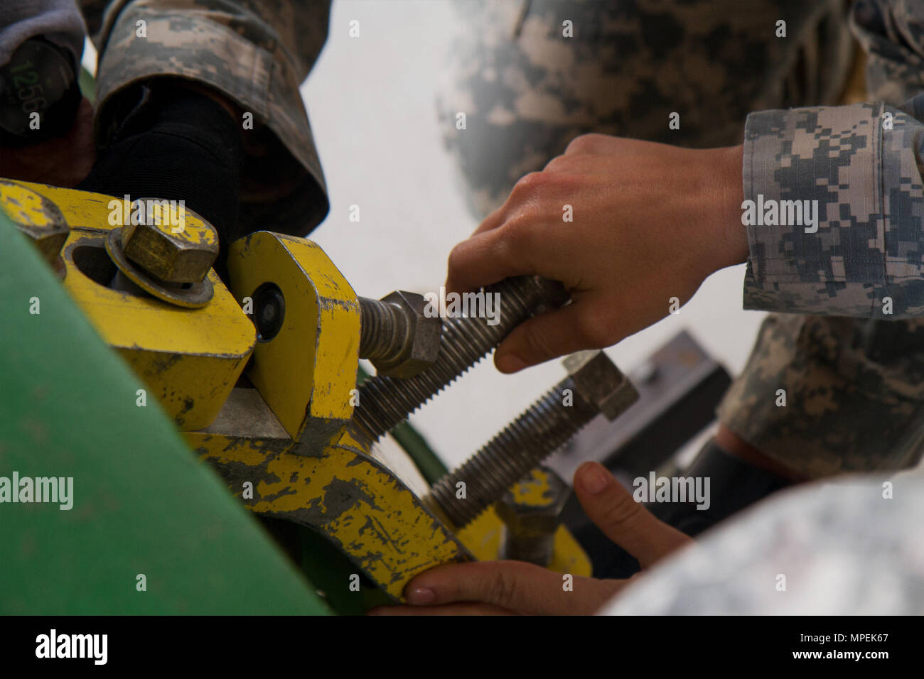 Army Reserve Soldiers assigned to the 329th Chemical, Biological ...