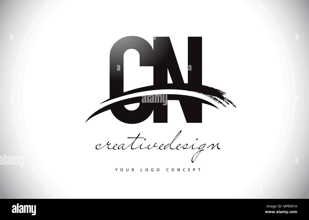 Cn logo Stock Vector Images - Alamy