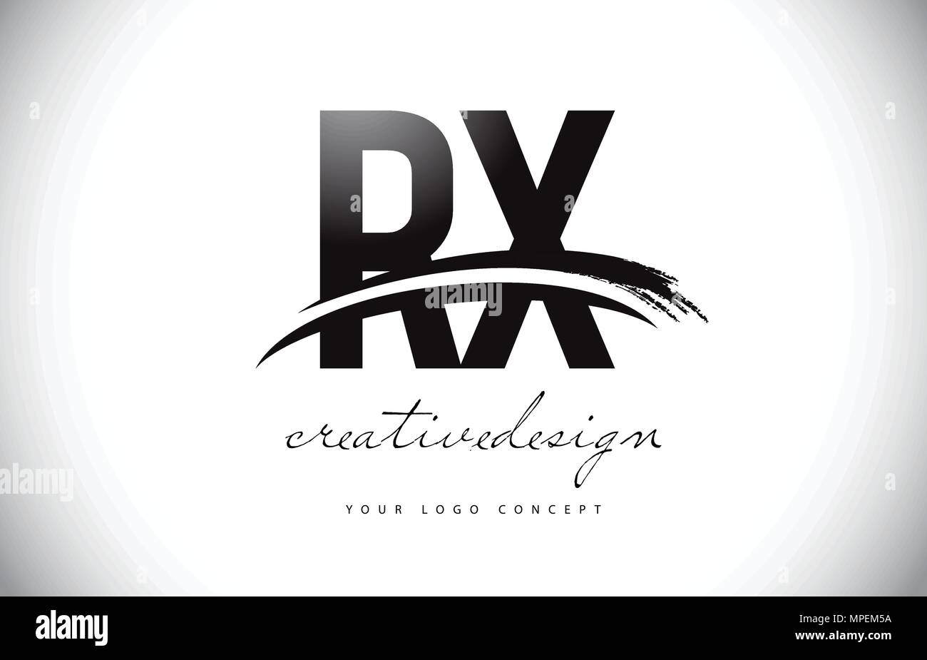 Rx letters Stock Vector Images - Alamy