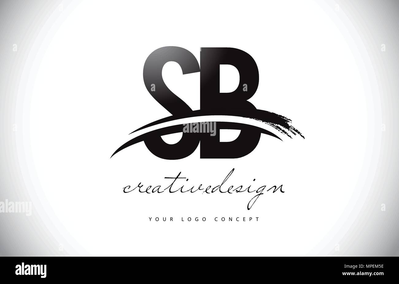 S b logo design hi-res stock photography and images - Alamy