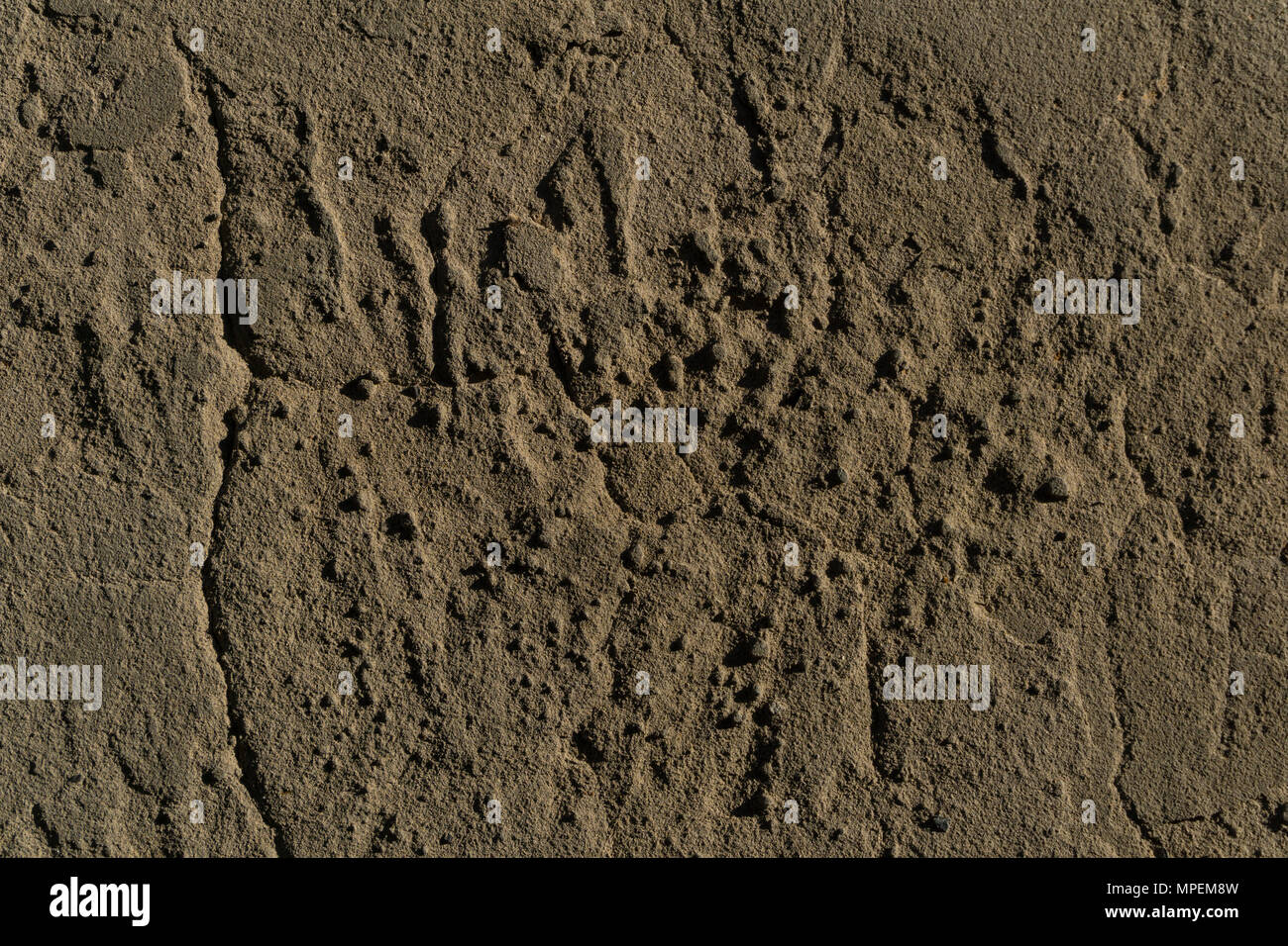 background, texture - brown clay wall with bumps and cracks Stock Photo ...
