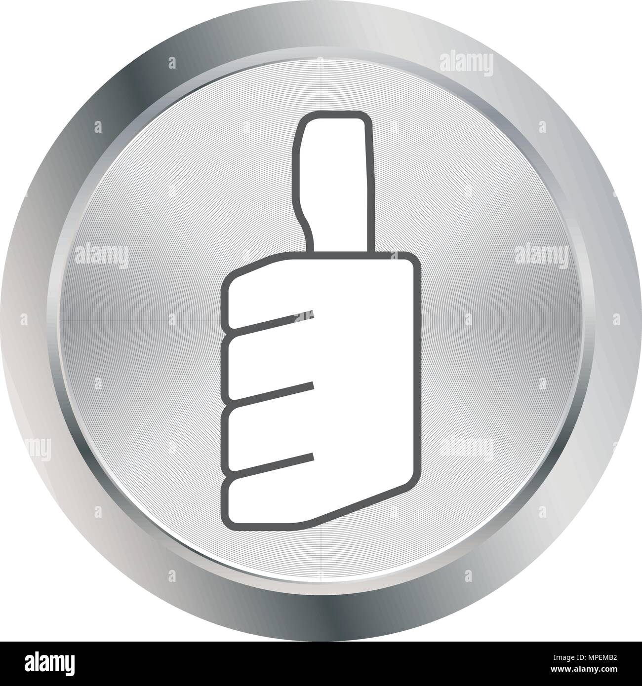 Approved thumbs up icon Stock Vector Images - Alamy