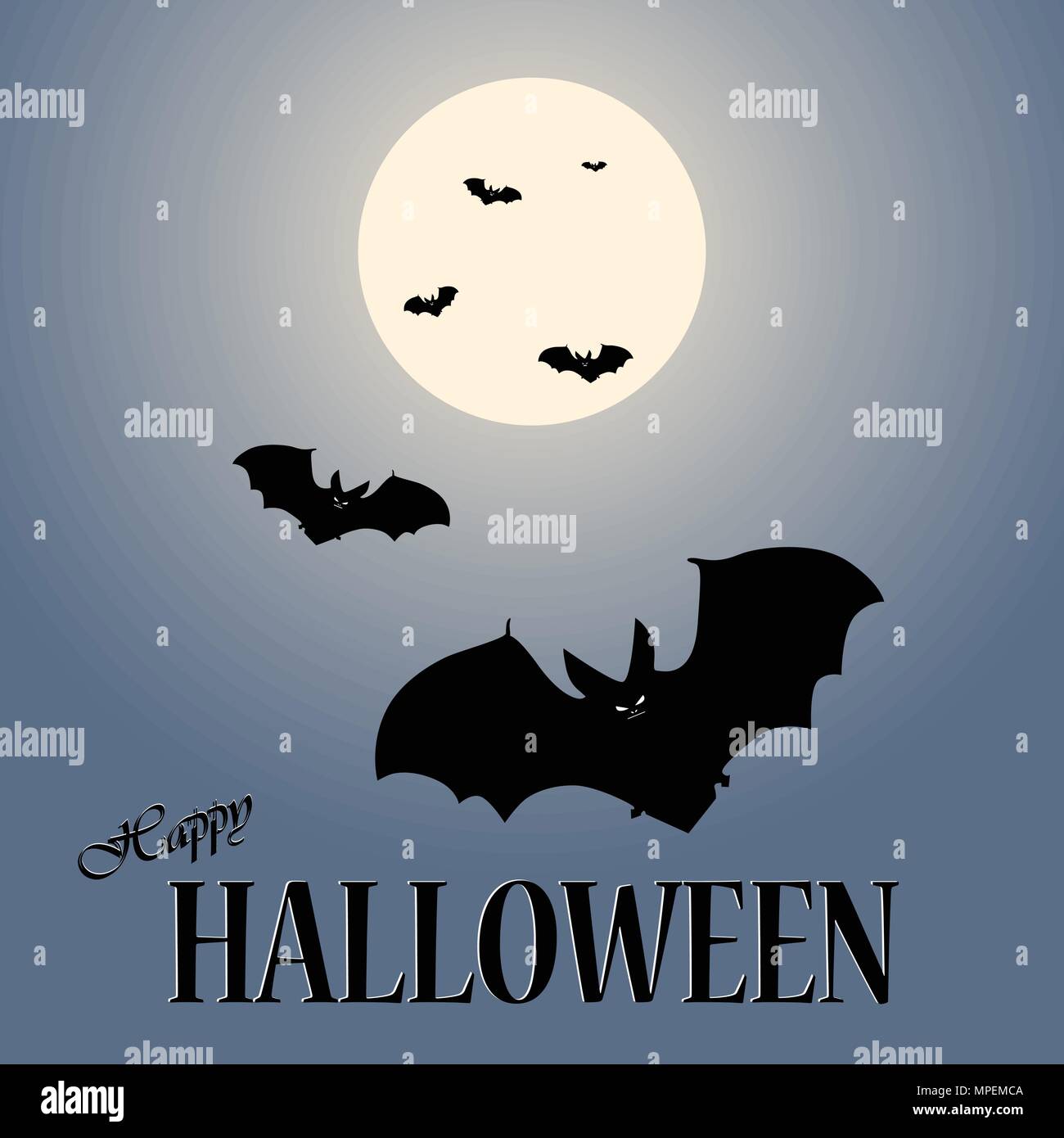 Halloween characters bats Stock Vector Images - Alamy