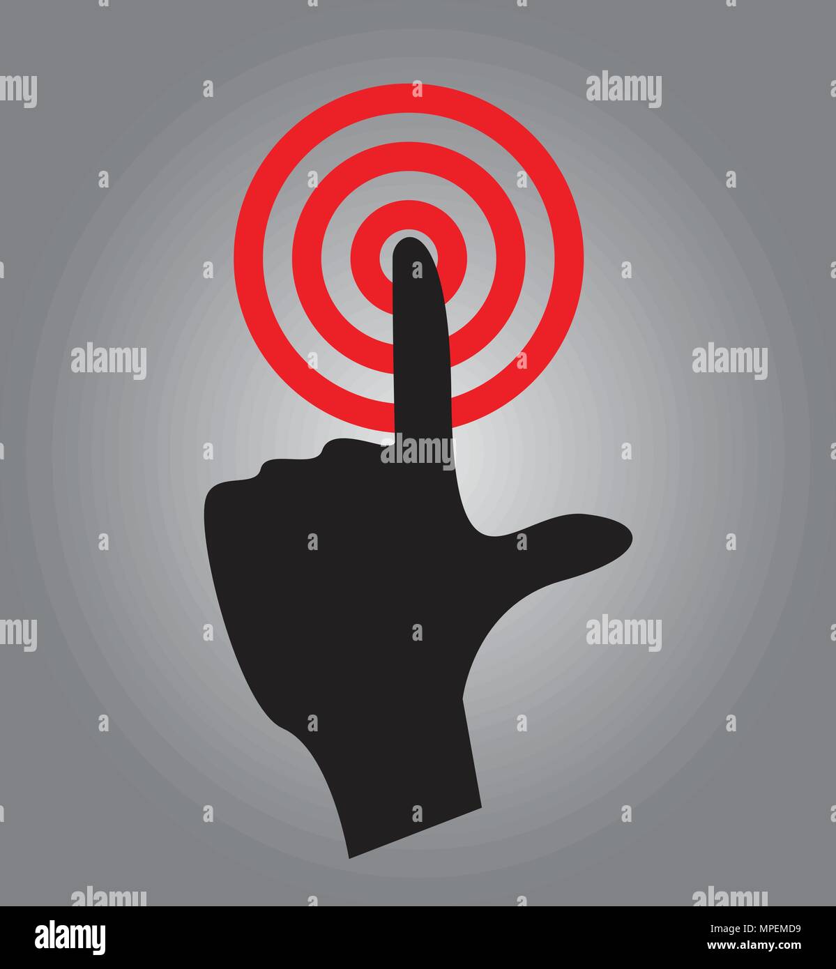 Push tap Stock Vector Images - Alamy