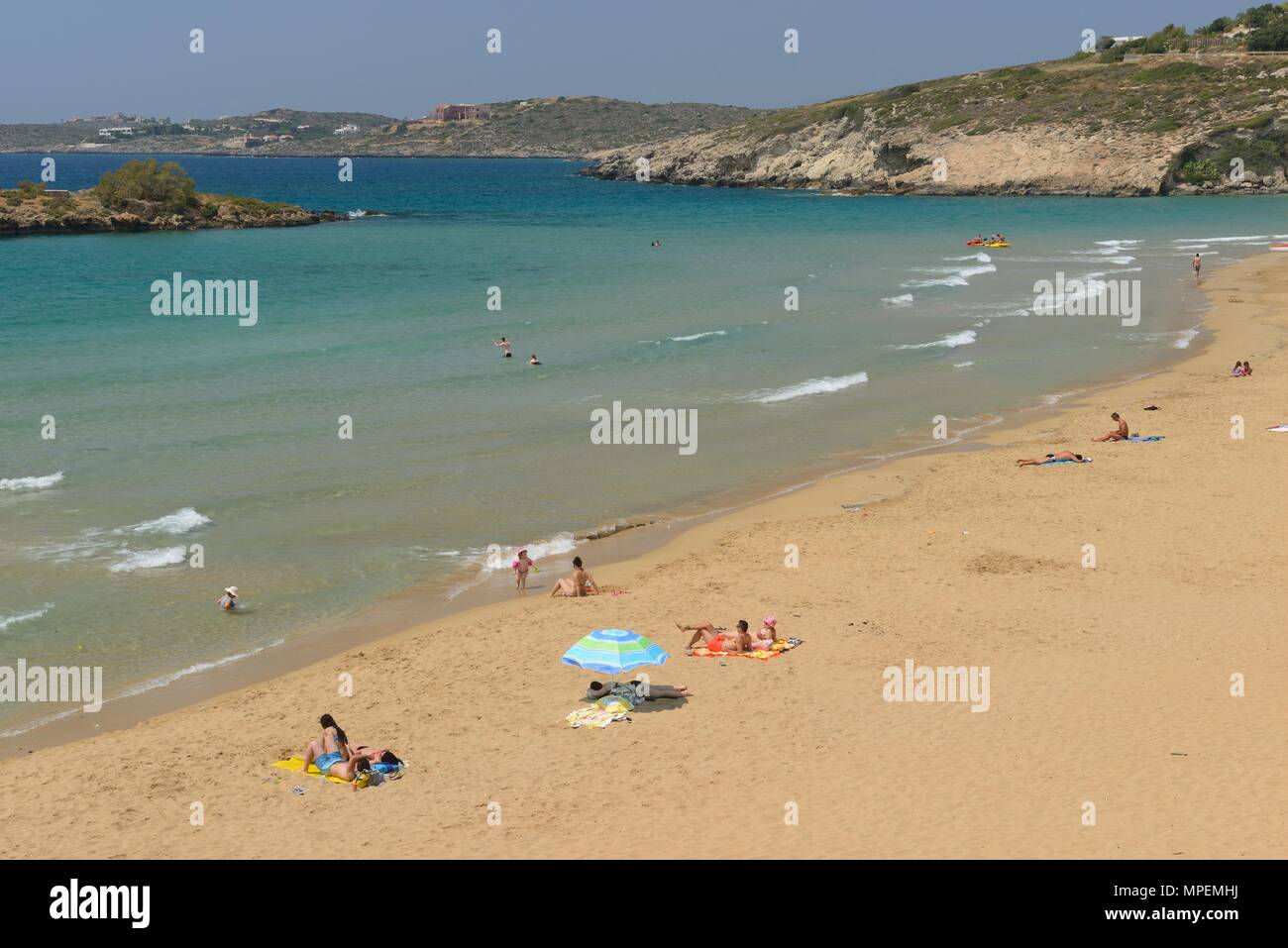 Kalathas Beach,Akrotiri Peninsula,Crete,Greece,Europe Stock Photo - Alamy