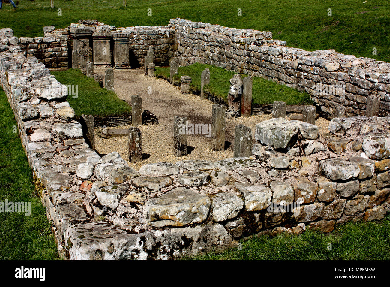 Hadrian's wall temple of mithras hi-res stock photography and images - Alamy