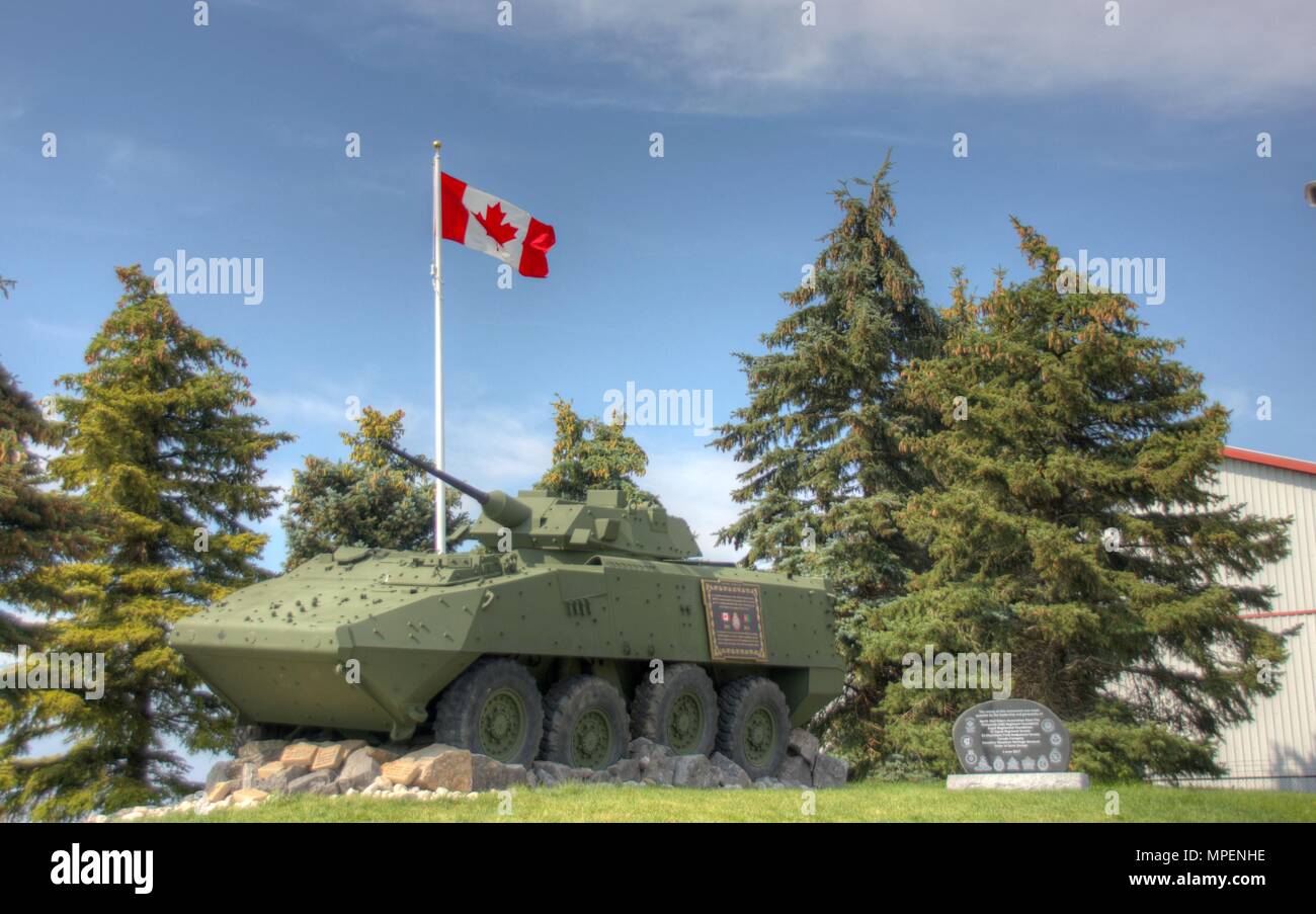 Tank canadian flag hi-res stock photography and images - Alamy