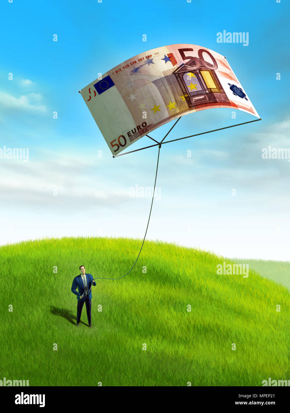 Kite money hi-res stock photography and images - Alamy