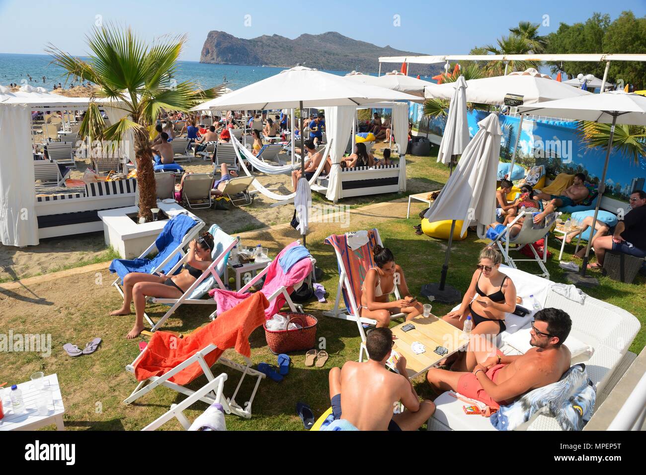 Platanias,Chania Bay,Crete,Greece,Europe,Crete, Greece, Europe Stock ...