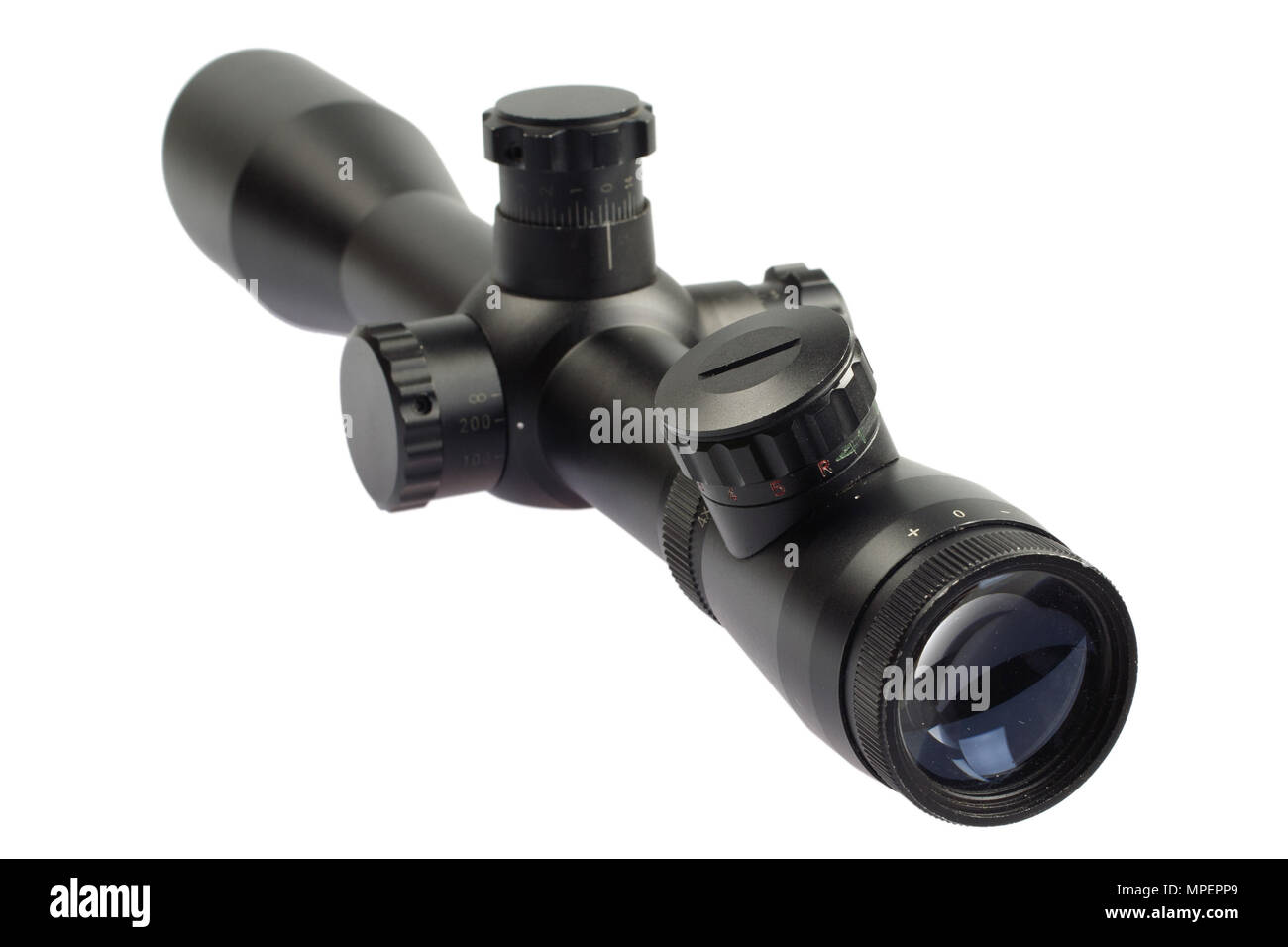 modern sniper scope isolated Stock Photo - Alamy
