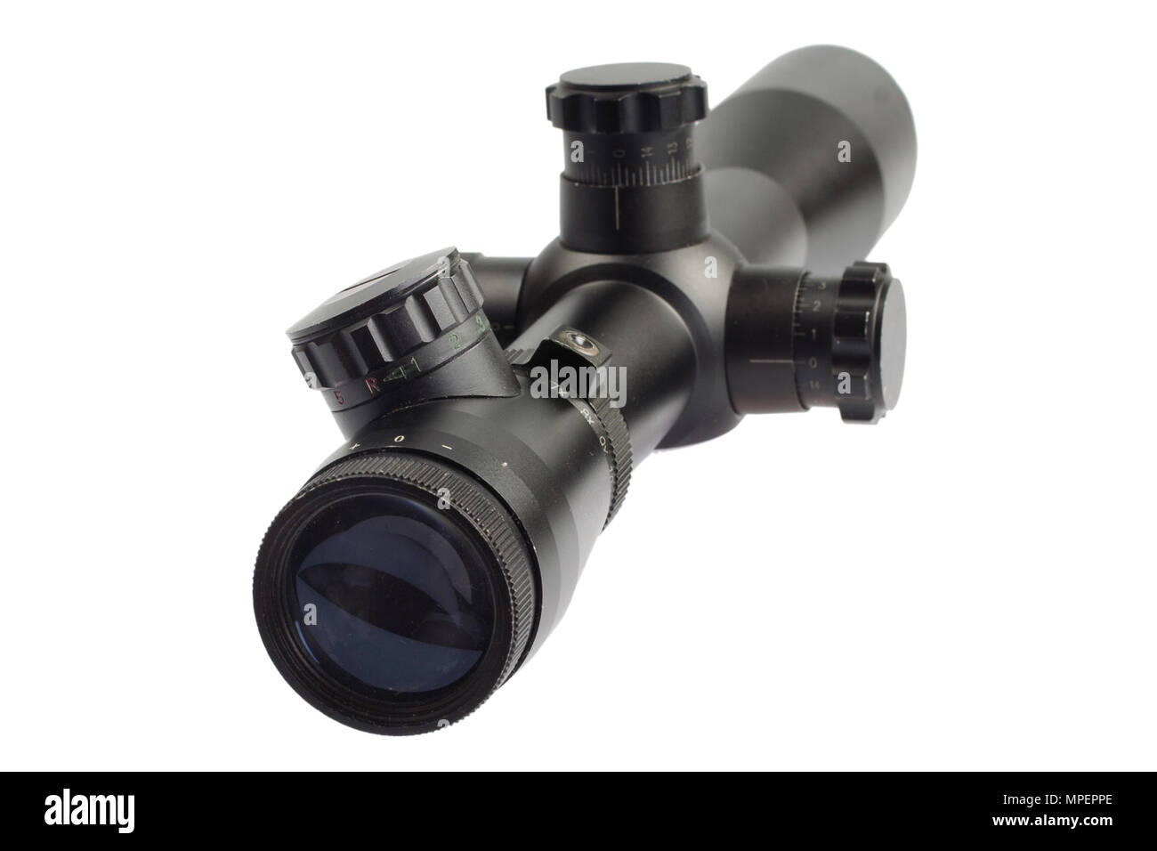 modern sniper scope isolated Stock Photo - Alamy