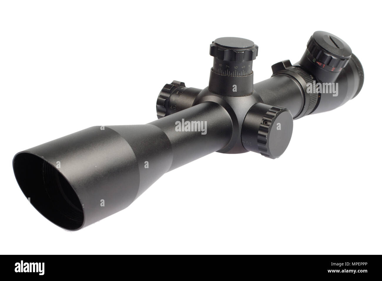 modern sniper scope isolated Stock Photo - Alamy