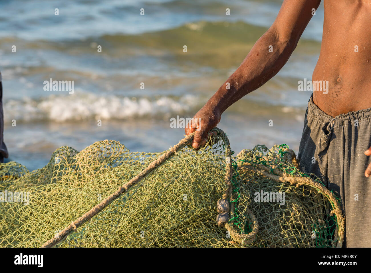 Fishermen in Inhassoro Mozambique Stock Photo - Alamy