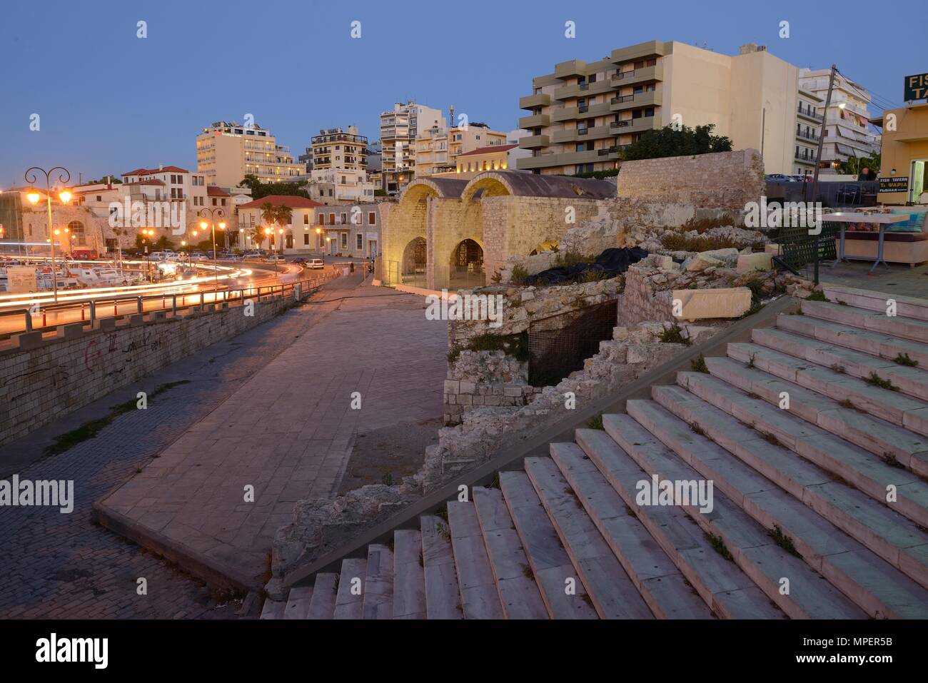 Promenade,Heraklion.Crete, Greece, Europe Stock Photo - Alamy