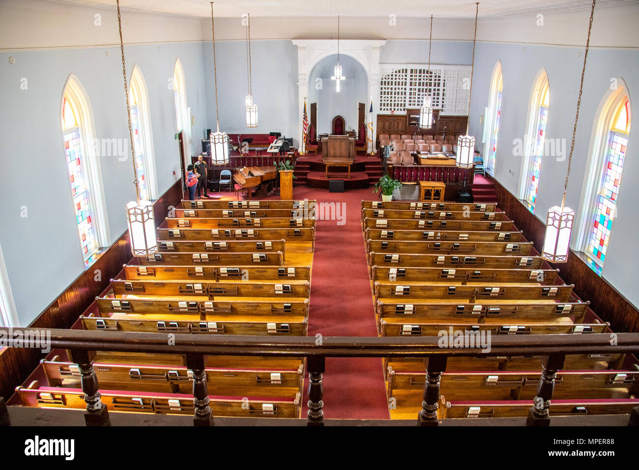 African american church interior hi-res stock photography and images ...