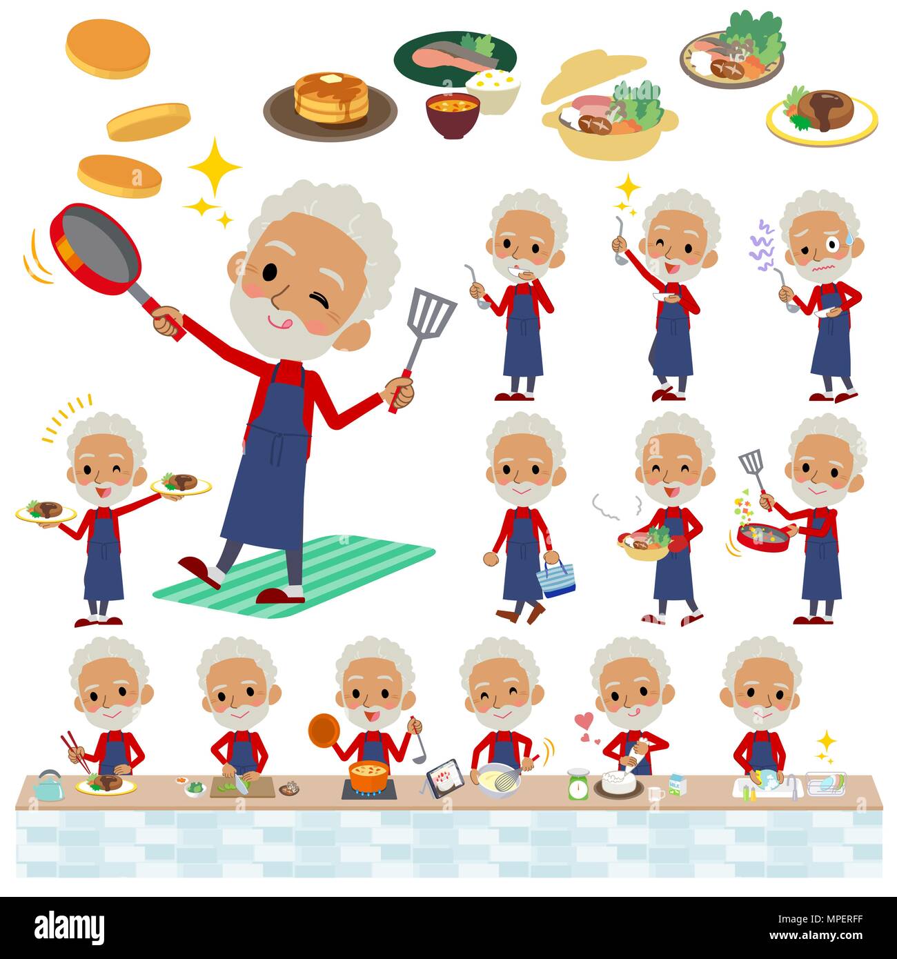 Black man face cream Stock Vector Images - Alamy