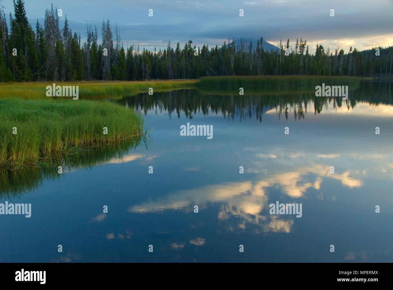 Little Lava Lake, Cascade Lakes National Scenic Byway, Deschutes ...