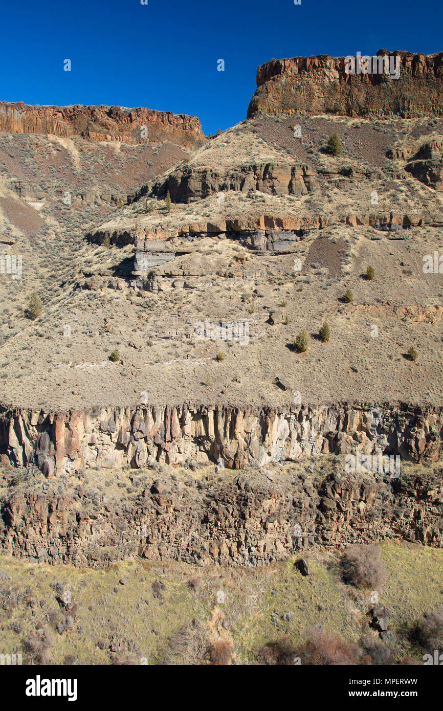 Crooked Wild and Scenic River canyon from Lone Pine Trail, Crooked ...
