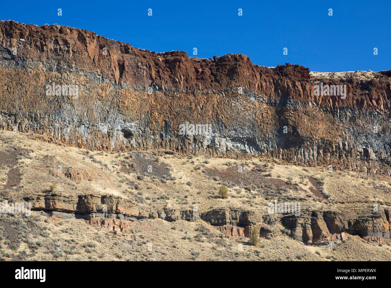 Crooked Wild and Scenic River canyon from Lone Pine Trail, Crooked ...