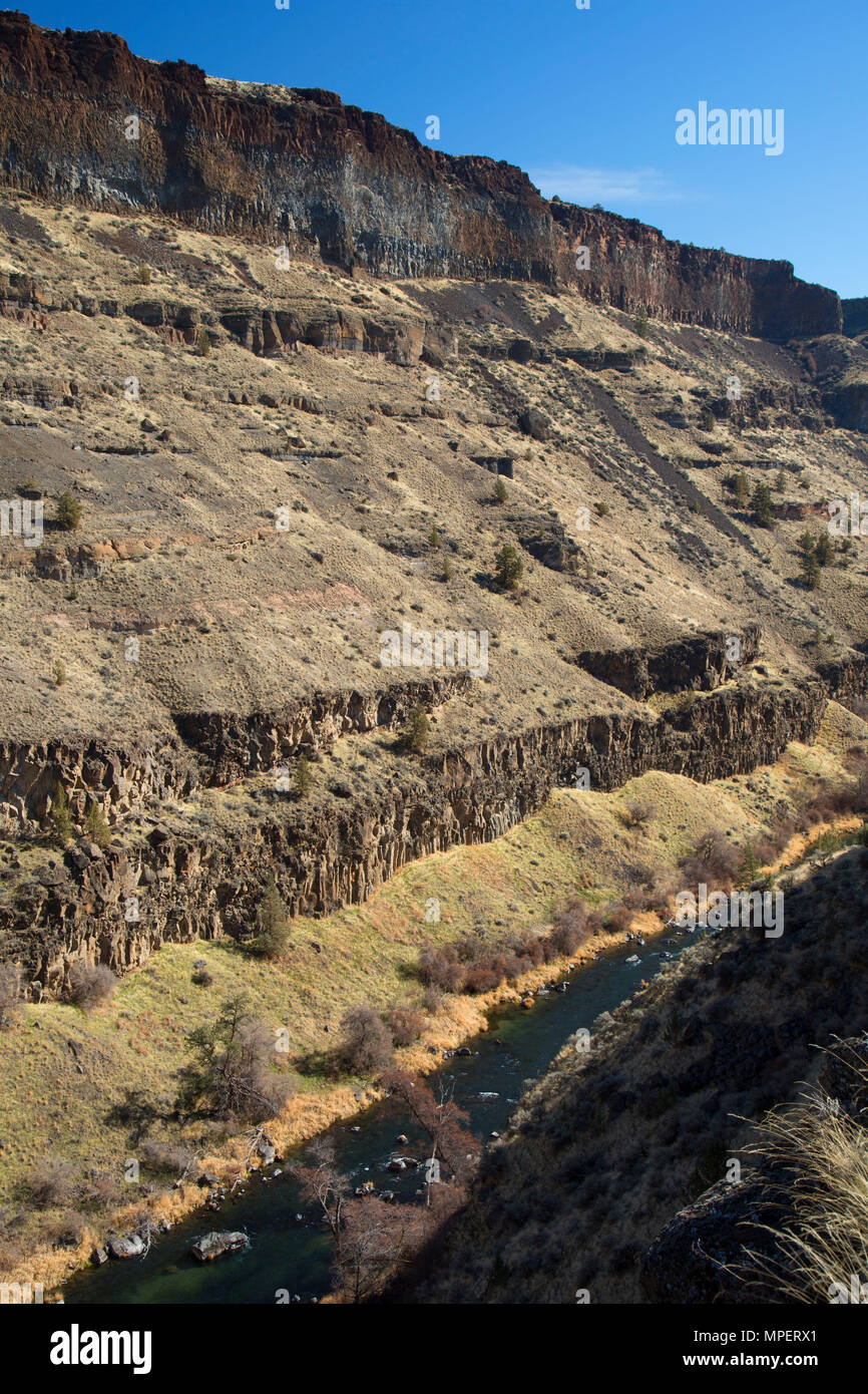 Crooked Wild and Scenic River canyon from Lone Pine Trail, Crooked ...