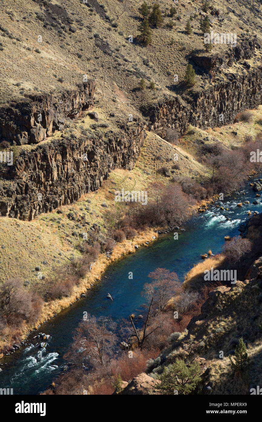 Crooked Wild and Scenic River canyon from Lone Pine Trail, Crooked ...