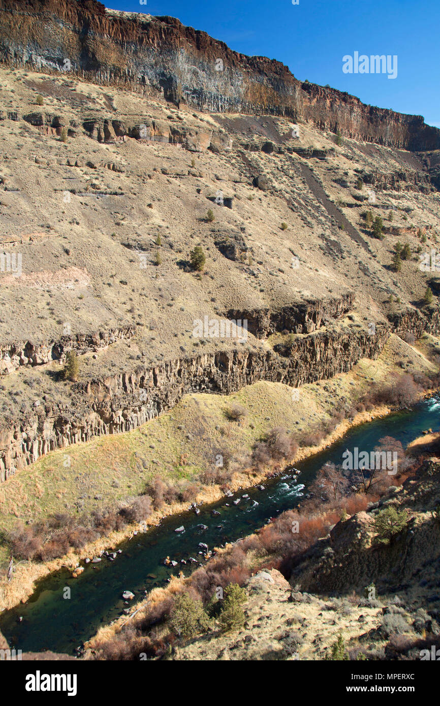 Crooked Wild and Scenic River canyon from Lone Pine Trail, Crooked ...