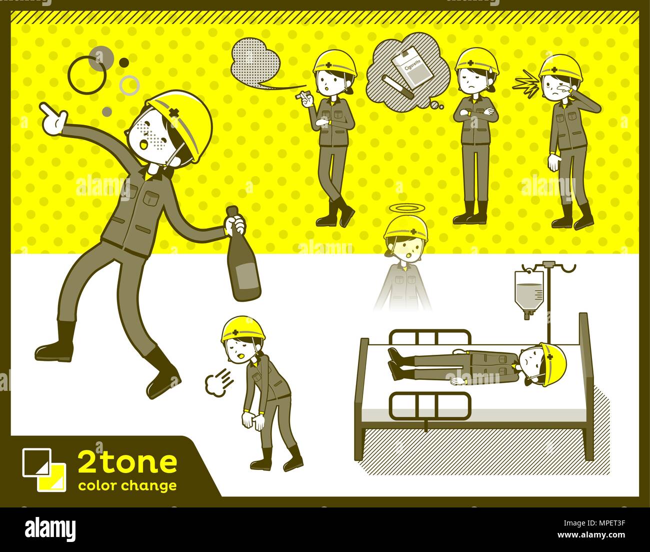 Cigarette woman women Stock Vector Images - Alamy