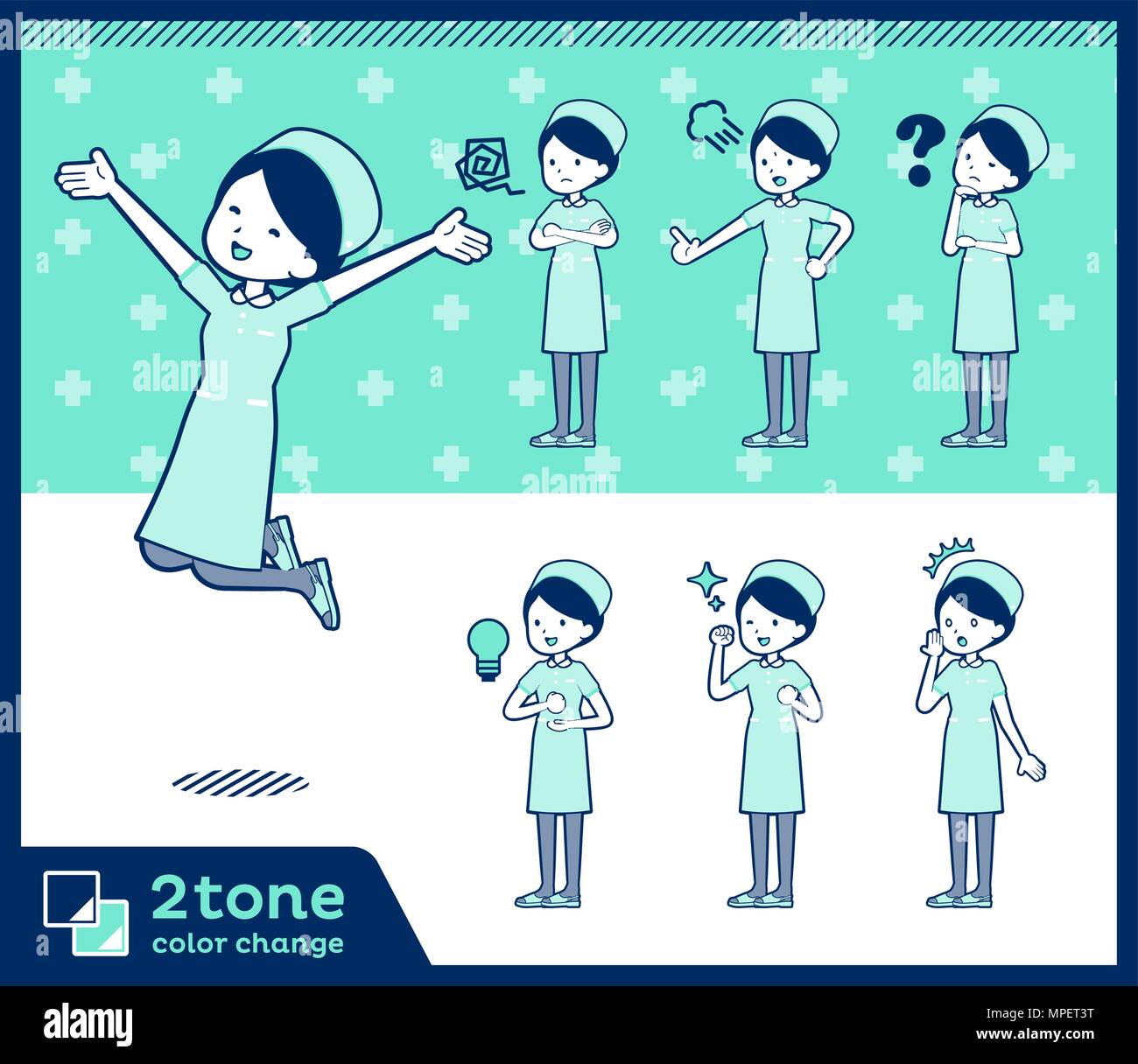 Angry nurse Stock Vector Images - Alamy