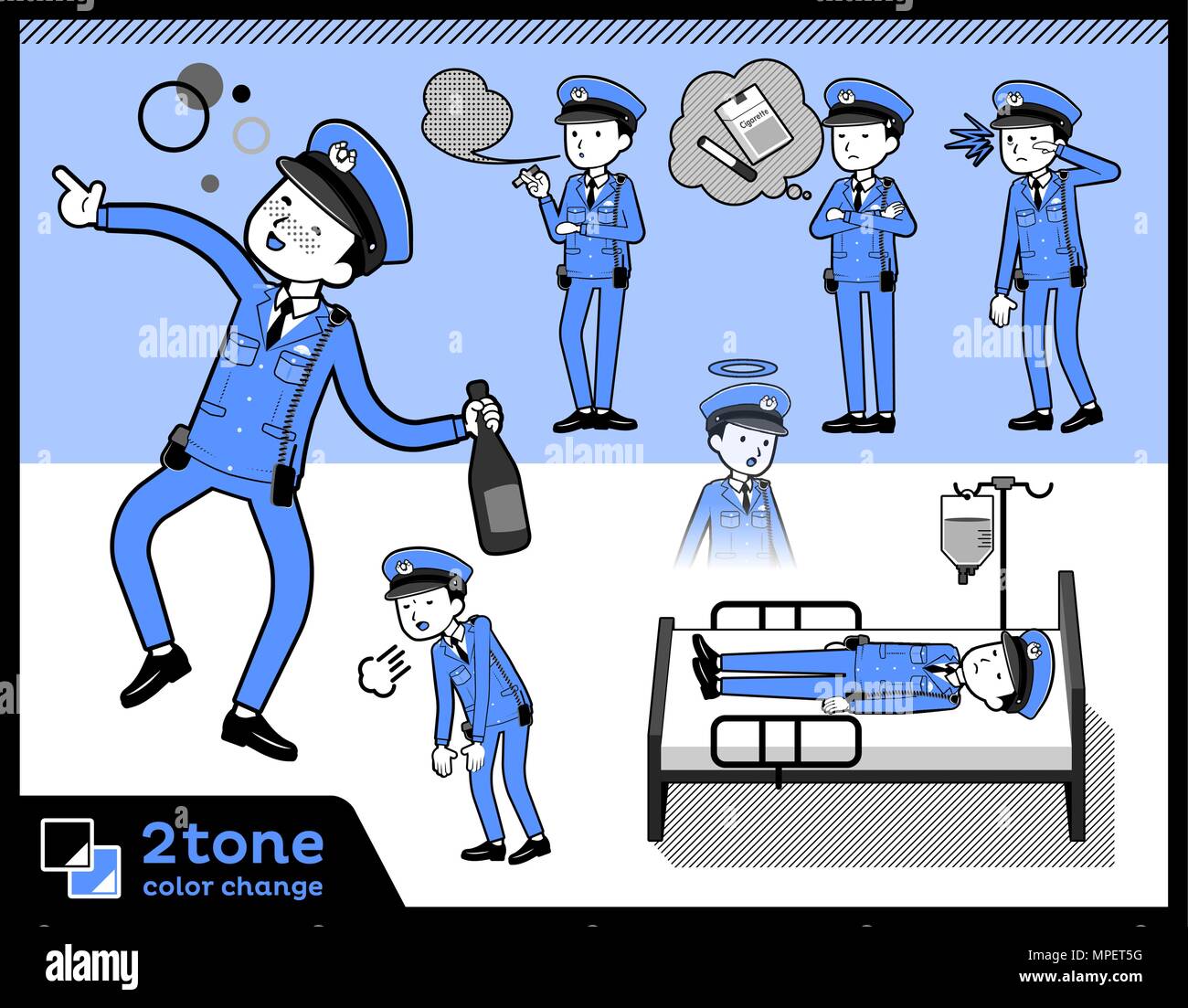 Police ghost Stock Vector Images - Alamy