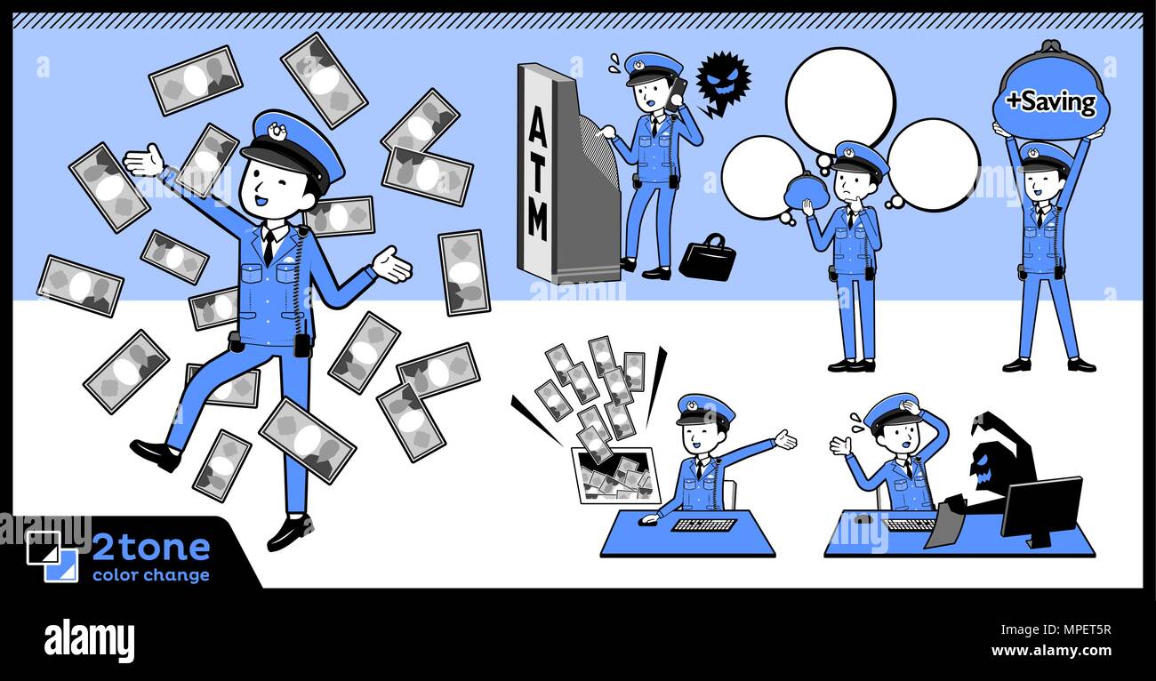 Police thinking Stock Vector Images - Alamy