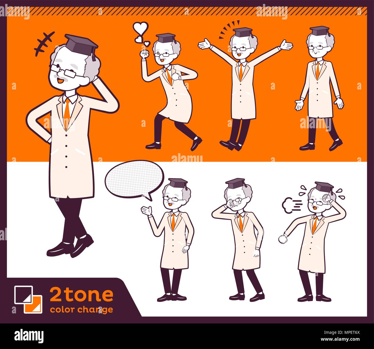 Happy talk with doctor Stock Vector Images - Alamy