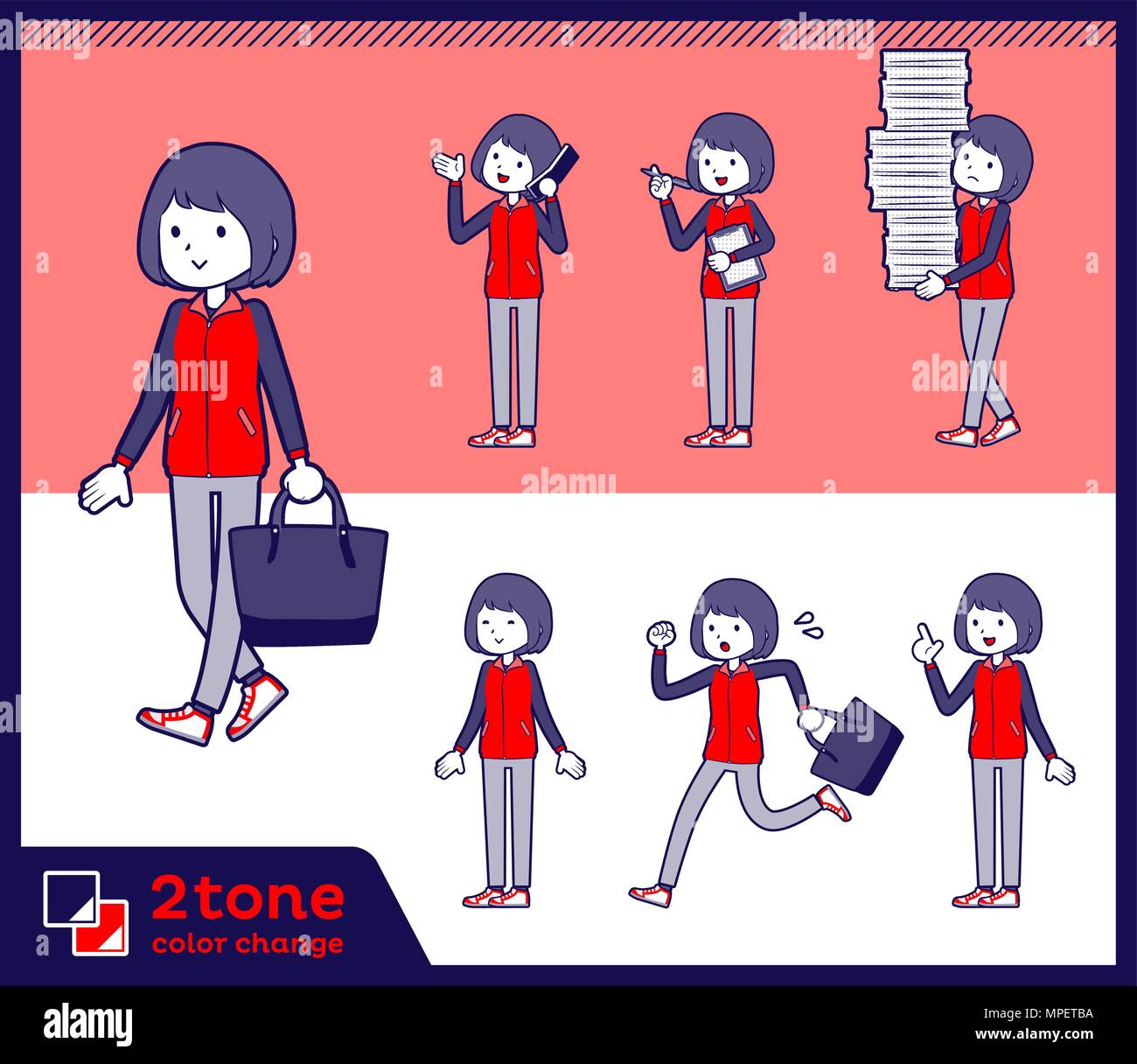 Women store clerk drawing hi-res stock photography and images - Alamy