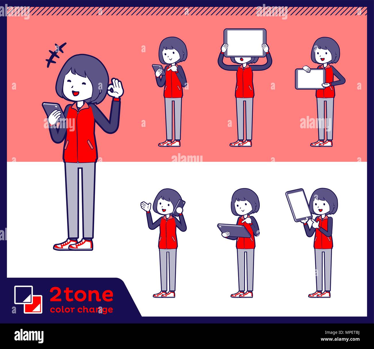 Women store clerk drawing hi-res stock photography and images - Alamy