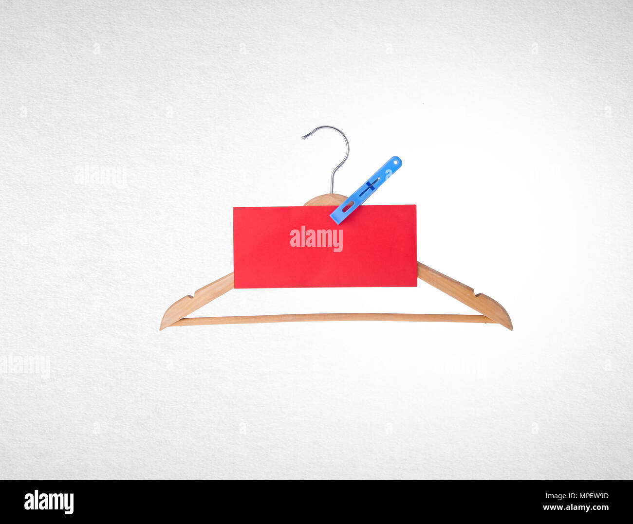 Red tag sale wooden hanger hi-res stock photography and images - Alamy