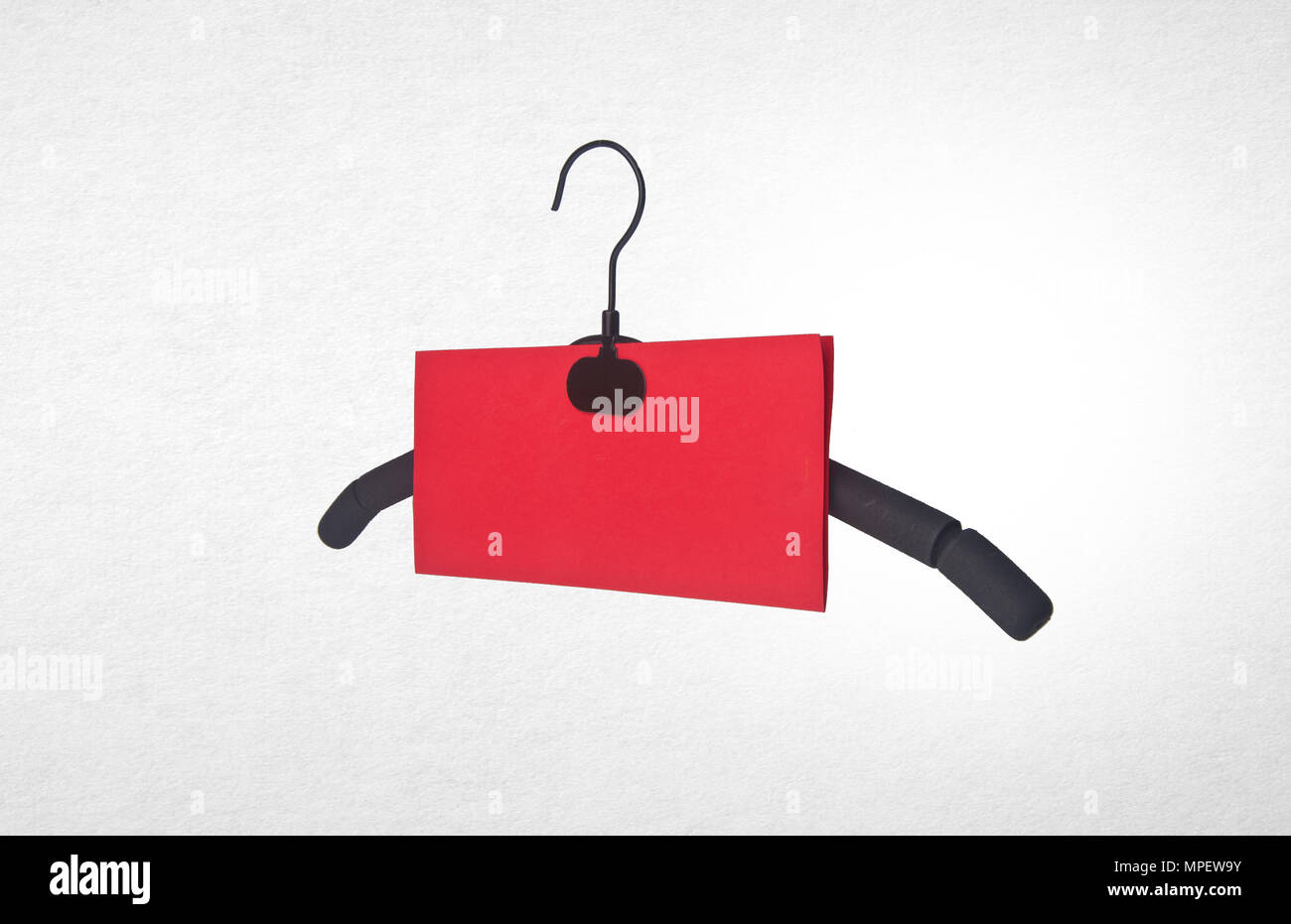 Red tag sale wooden hanger hi-res stock photography and images - Alamy