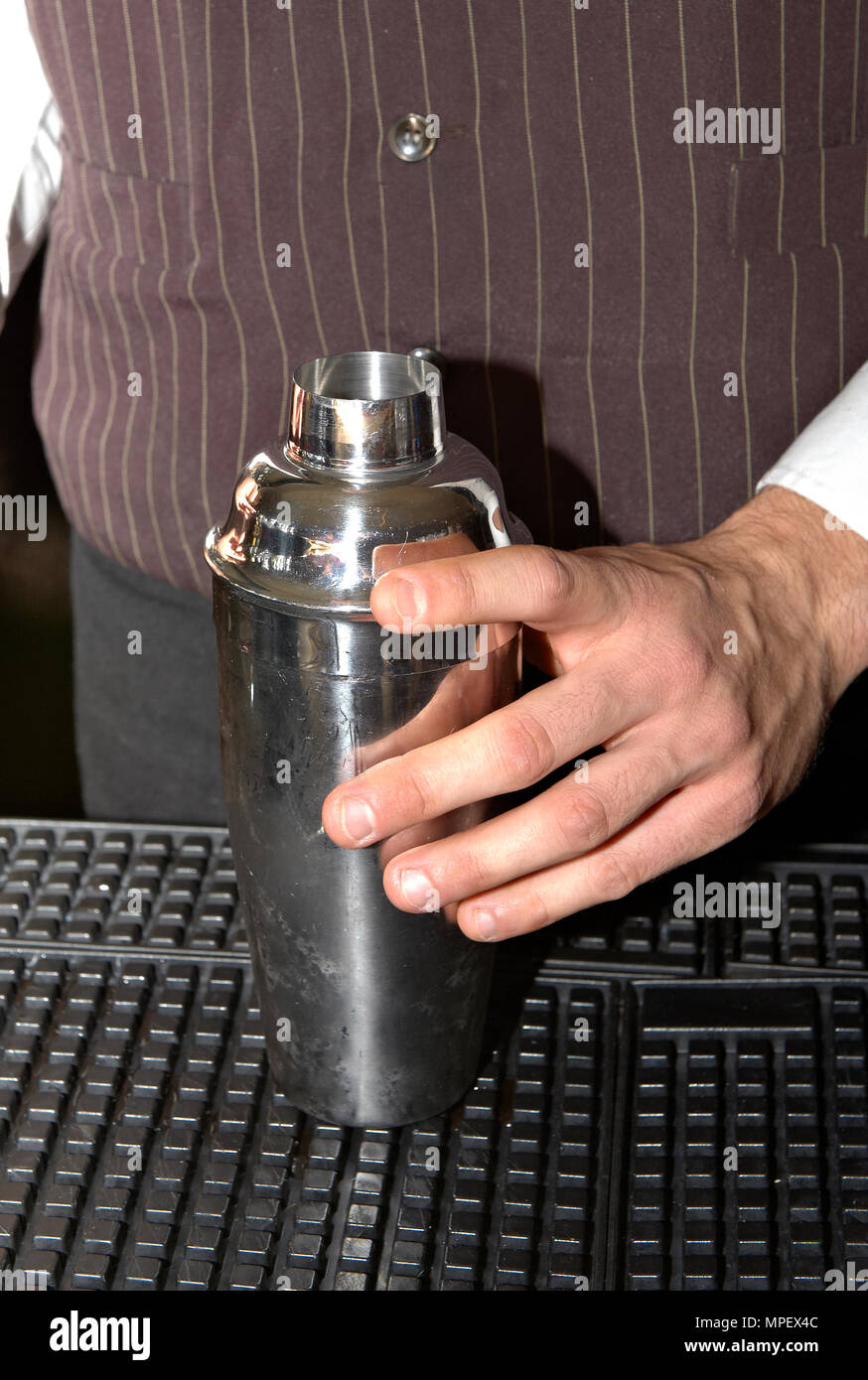 the preparation of a cocktail Stock Photo - Alamy