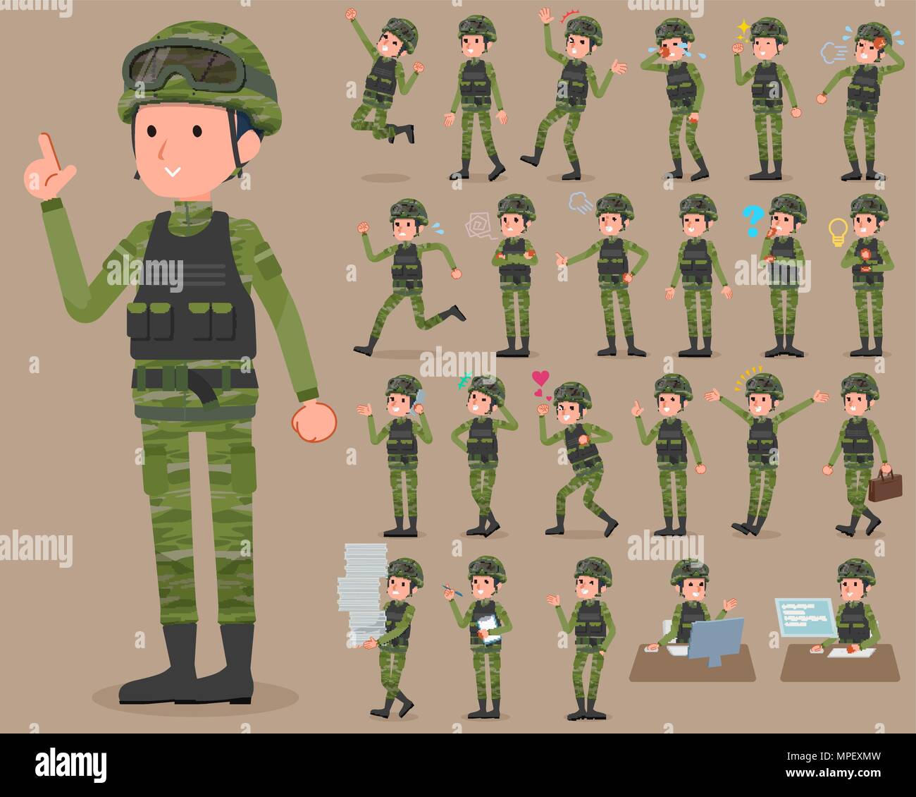 Military Notes Stock Vector Images - Alamy