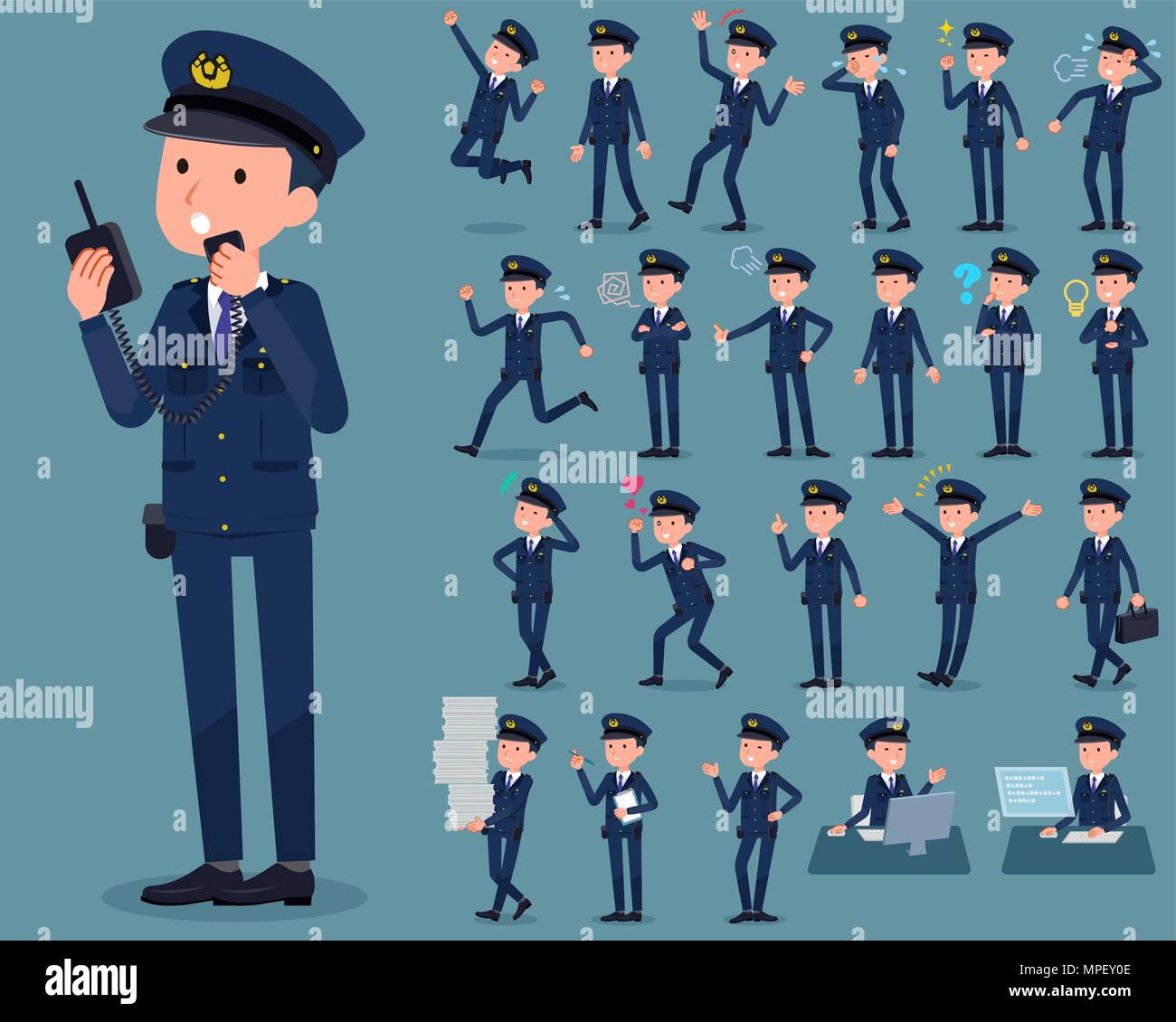 Police laughing Stock Vector Images - Alamy