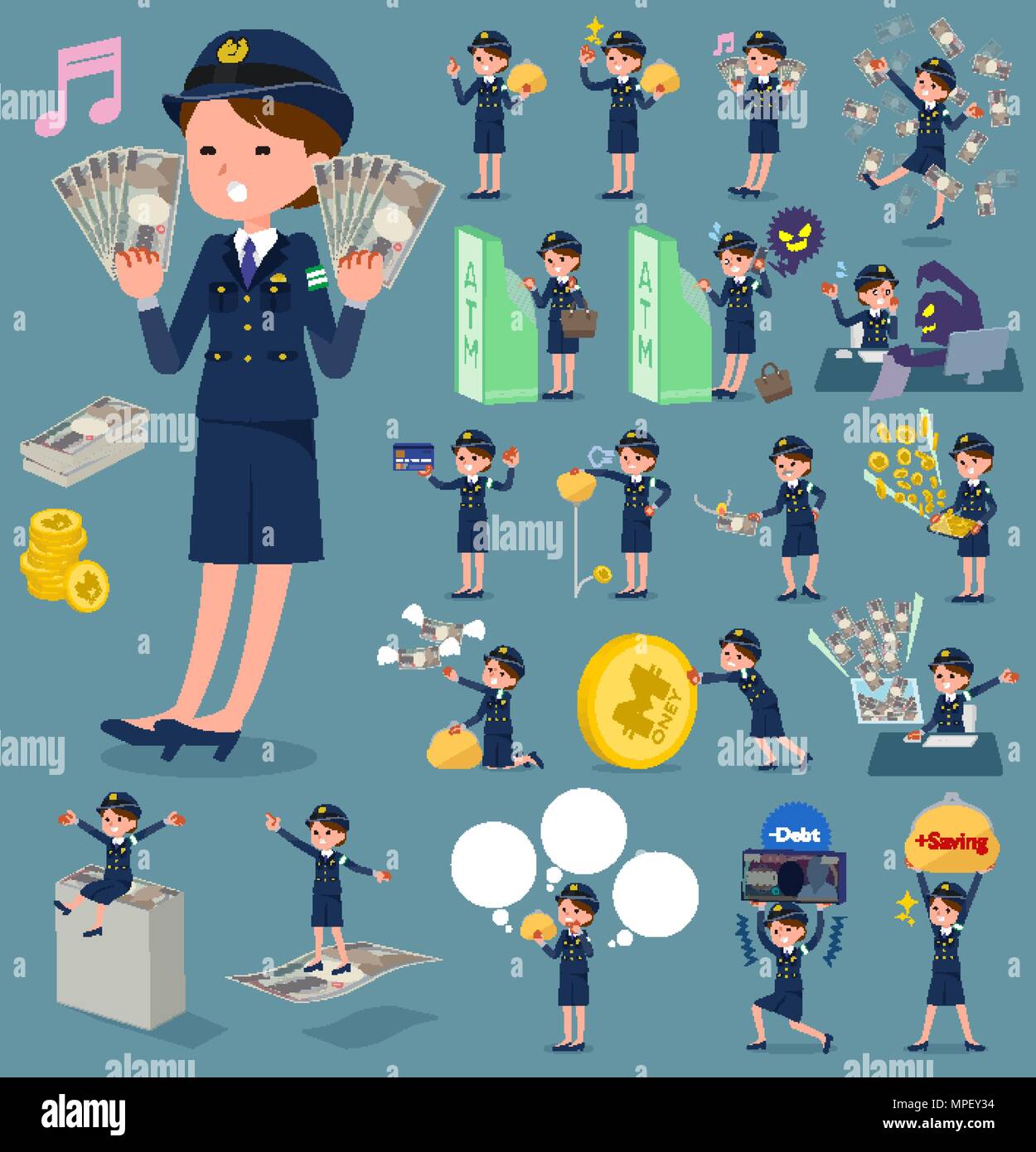 Women card satire Stock Vector Images - Alamy