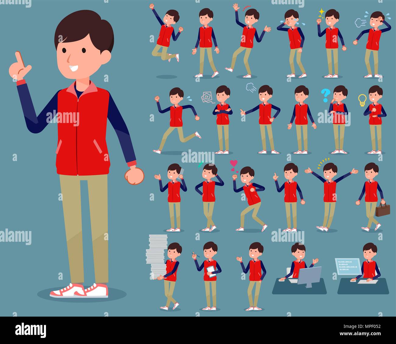 Uniform laughing Stock Vector Images - Alamy