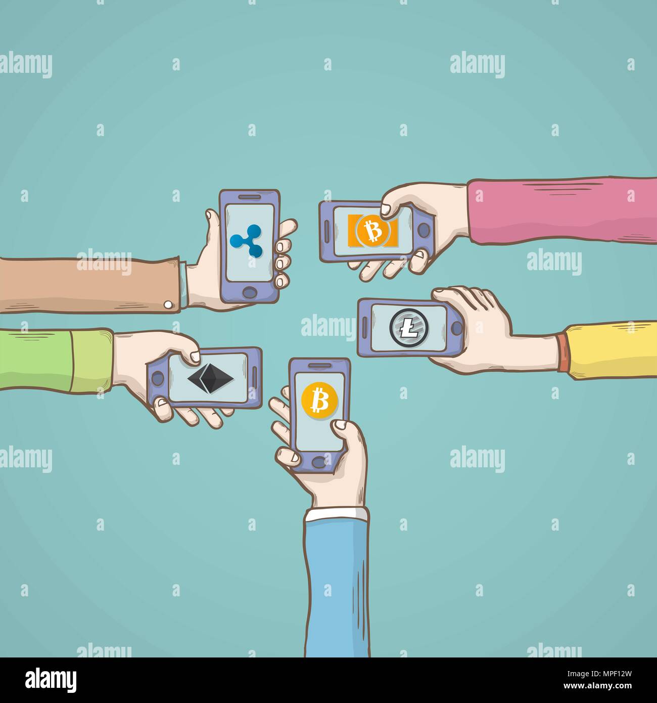 Cash app bitcoin Stock Vector Images - Alamy