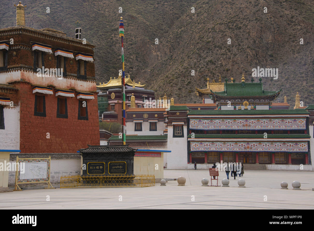 Labrang Monastery, Xiahe, Gansu, China Stock Photo - Alamy