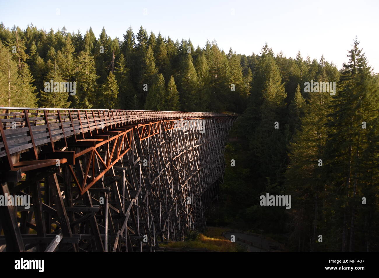 Kinsol Trestle, Vancouver Island Stock Photo - Alamy