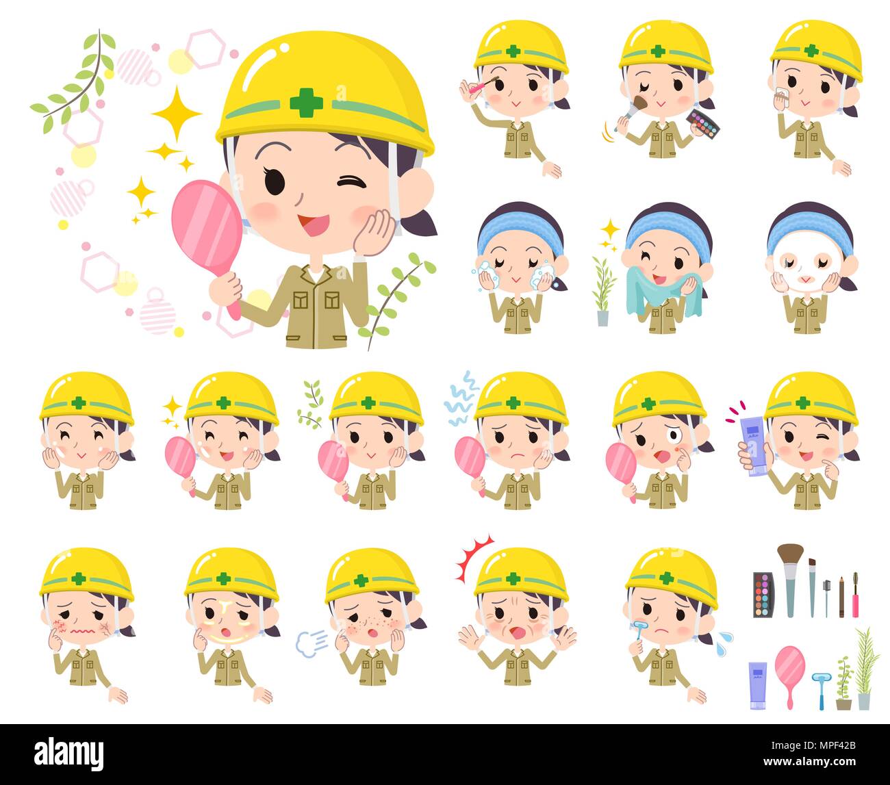 Waste construction site Stock Vector Images - Alamy