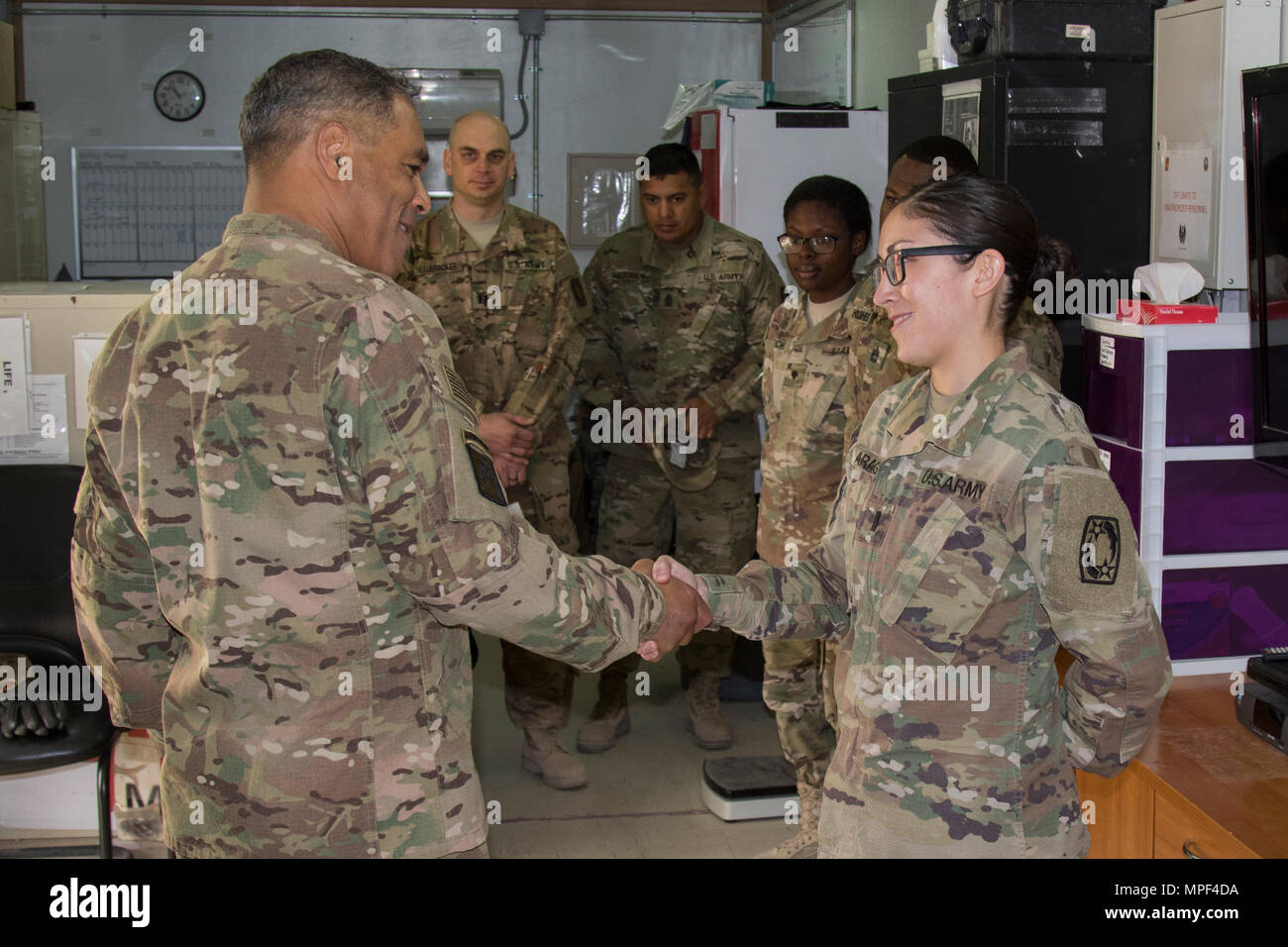 Lt. Gen. Michael X. Garrett, the U.S. Army Central Commander, speaks ...