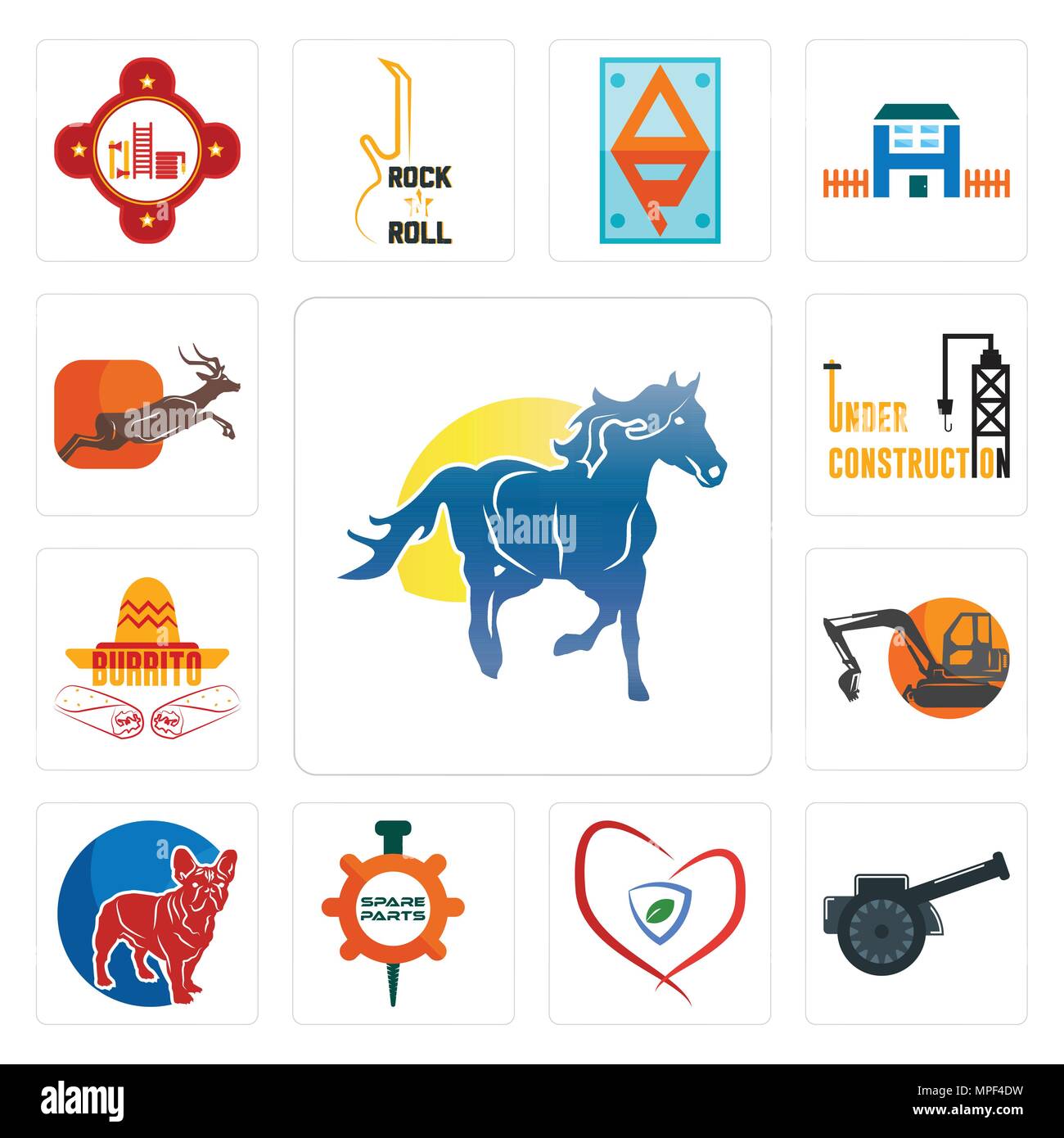 Spare part digger Stock Vector Images - Alamy