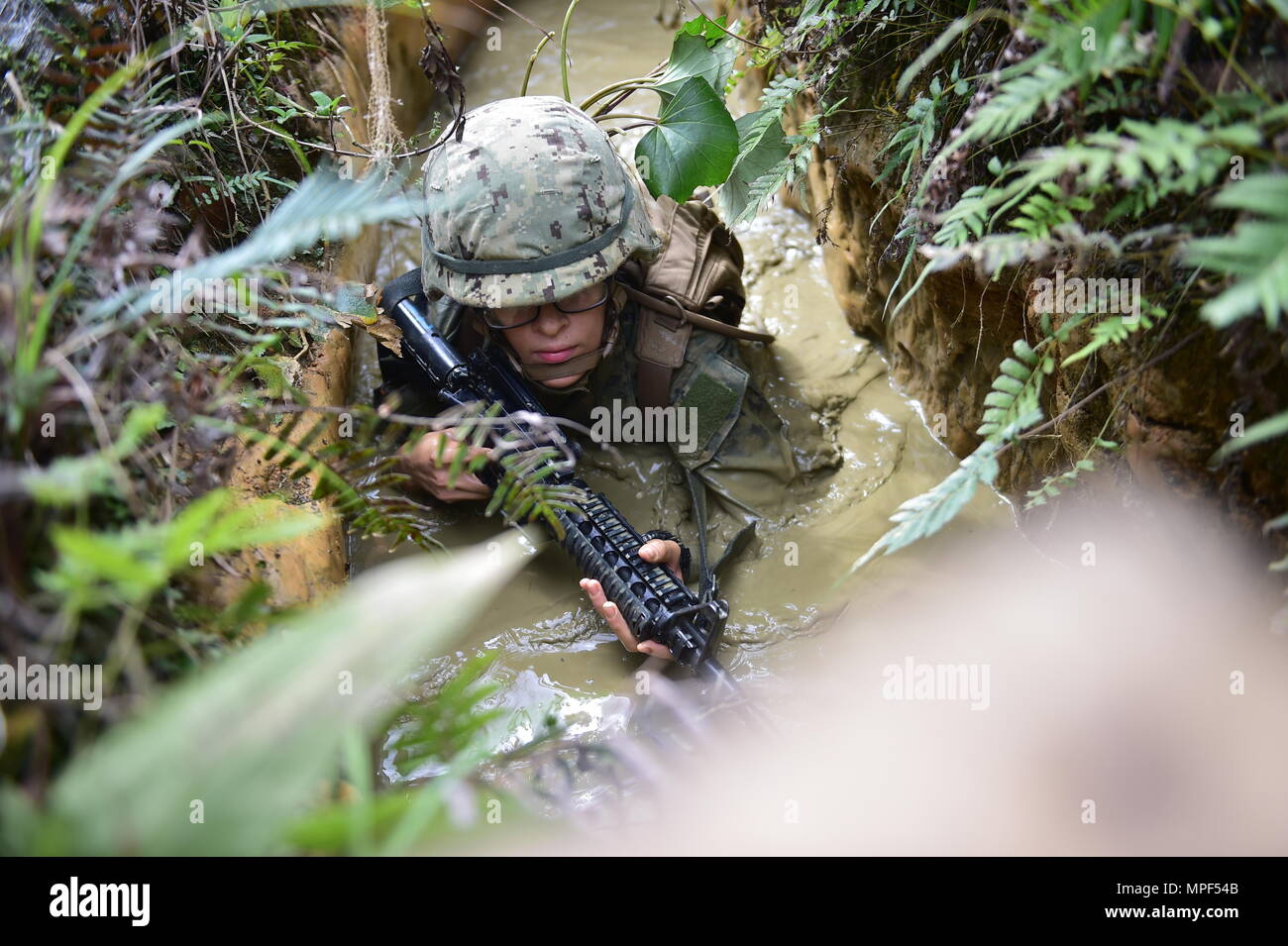 Trench warfare operations hi-res stock photography and images - Alamy